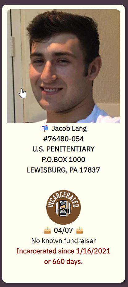 Abuse of Political Prisoner Jake Lang Needs to Be Exposed! - J6PatriotNews