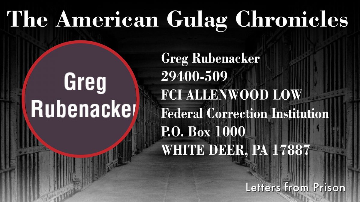 LETTERS FROM PRISON - Greg Rubenacker - J6PatriotNews