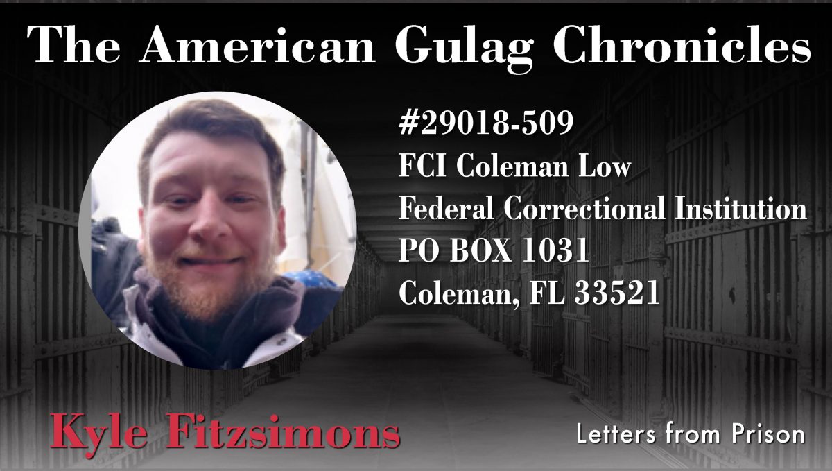 LETTERS FROM PRISON: KYLE FITZSIMONS 071124 - J6PatriotNews